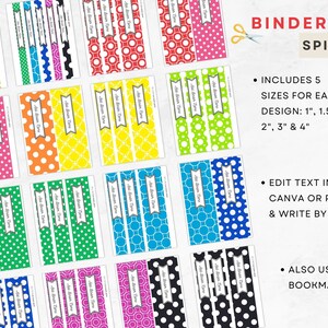 Binder Cover Set With Note Paper | Edit on Canva, Download, Print ...