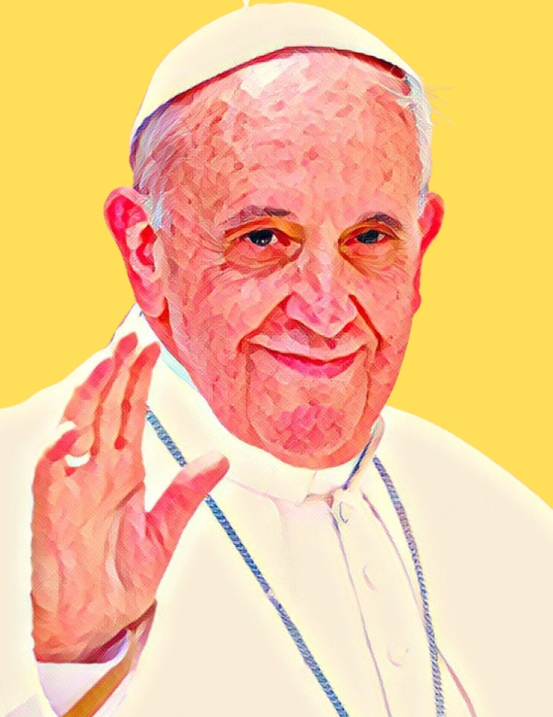 Pope Francis Digital Print - Etsy