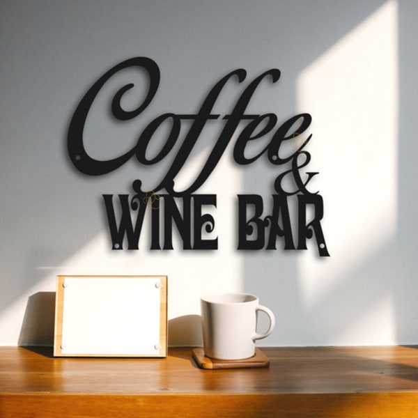 Coffee Wine Sign - Etsy