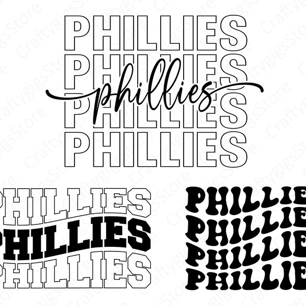 Phillies Svg - Etsy