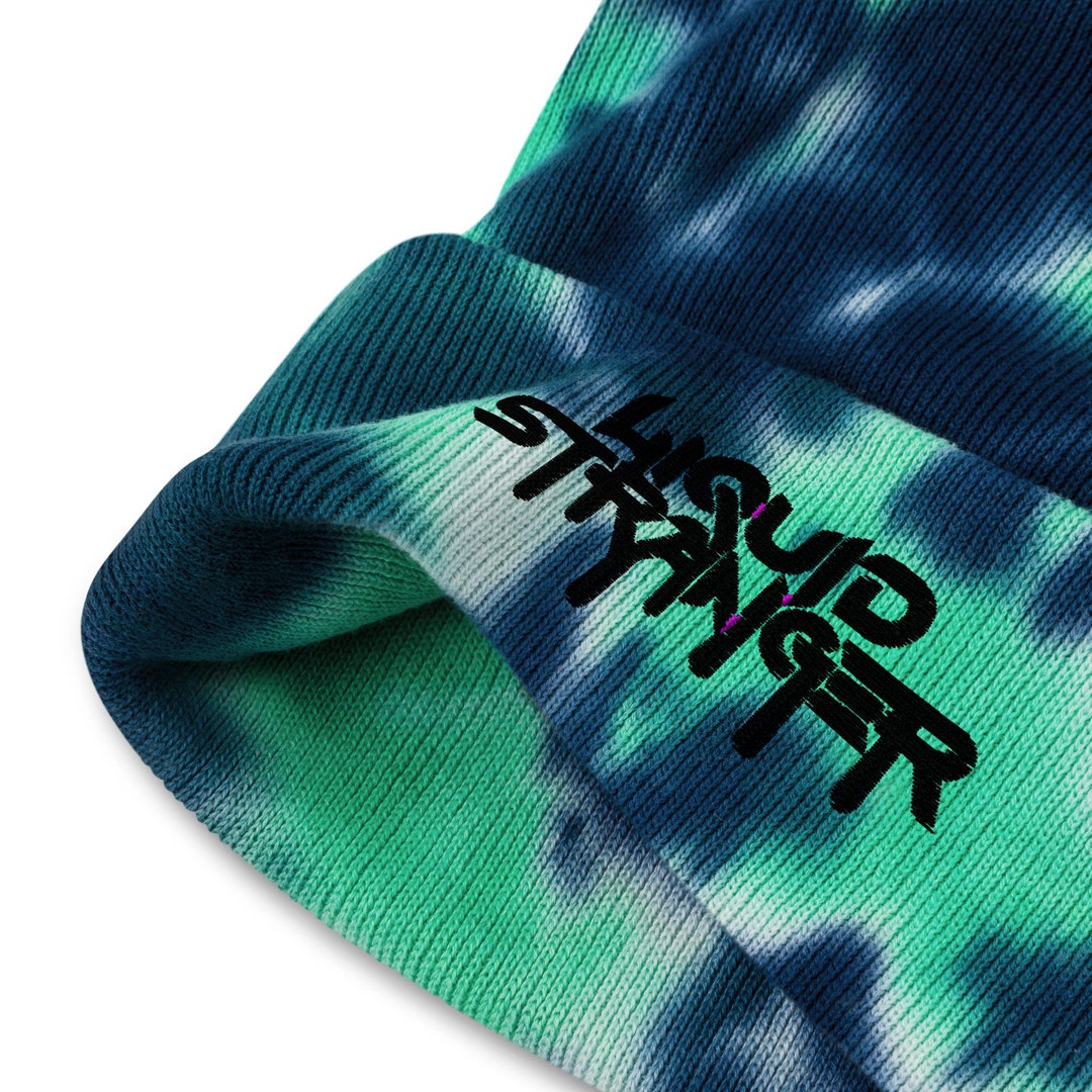 Liquid Stranger Tie-dye Beanie, EDM Merch, Festival Merch, Rave Beanie ...