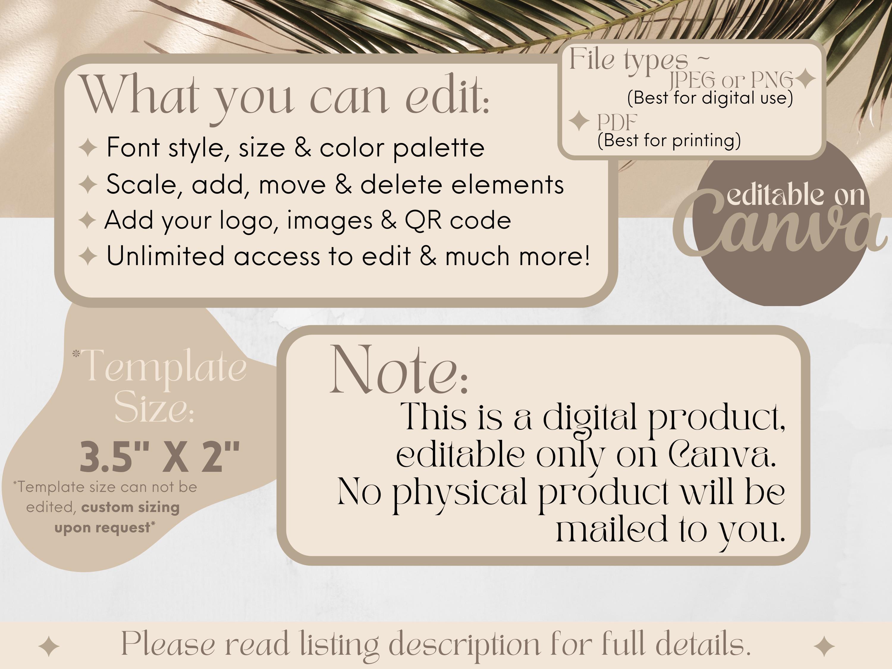 Editable Pink Coquette Bow Business Card Template QR Code (canva) - Etsy