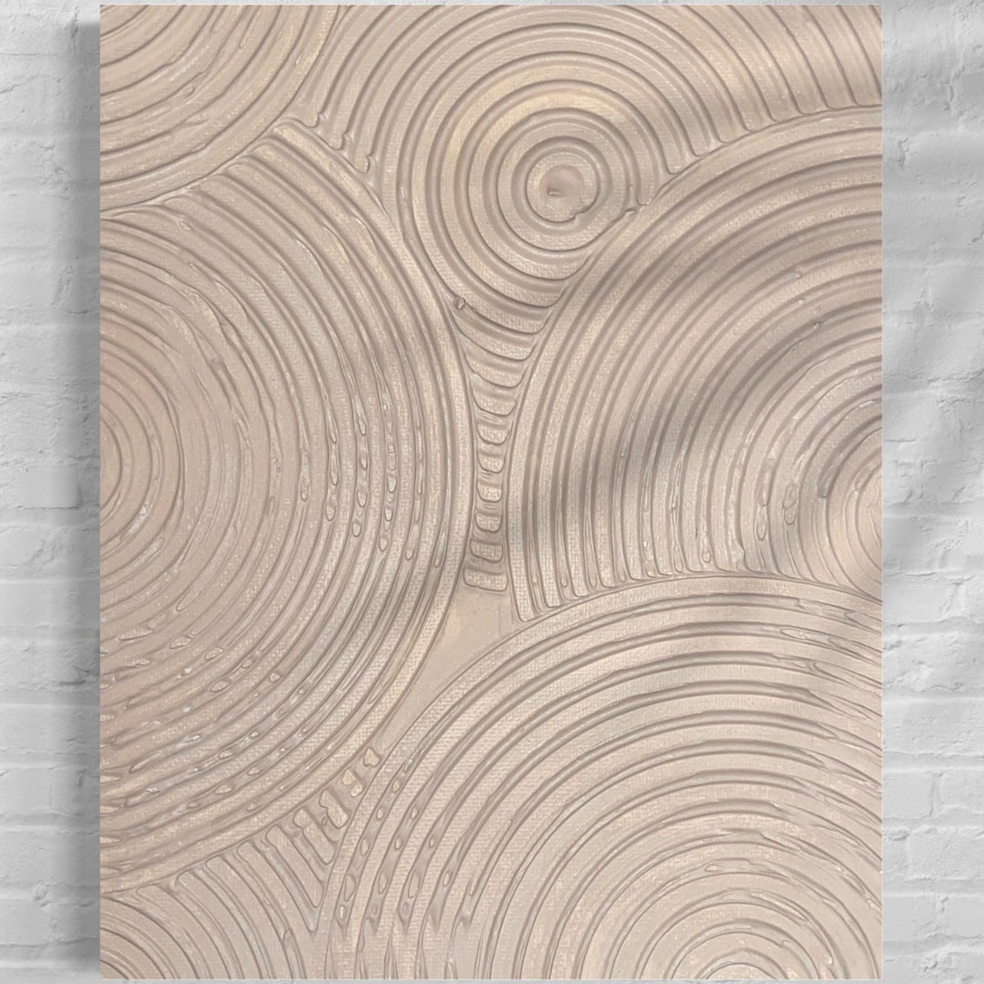 Swirls Textured Art Set of 4 or Separate - Etsy
