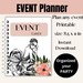 Event Planner Printable Downloadable Party Plan Be Organized Any Family ...