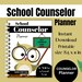 School Counselor Planner Printable and Downloadable, Yearly Planner ...