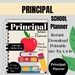 School Principal Planner Printable and Downloadable, Digital Item Keeps ...
