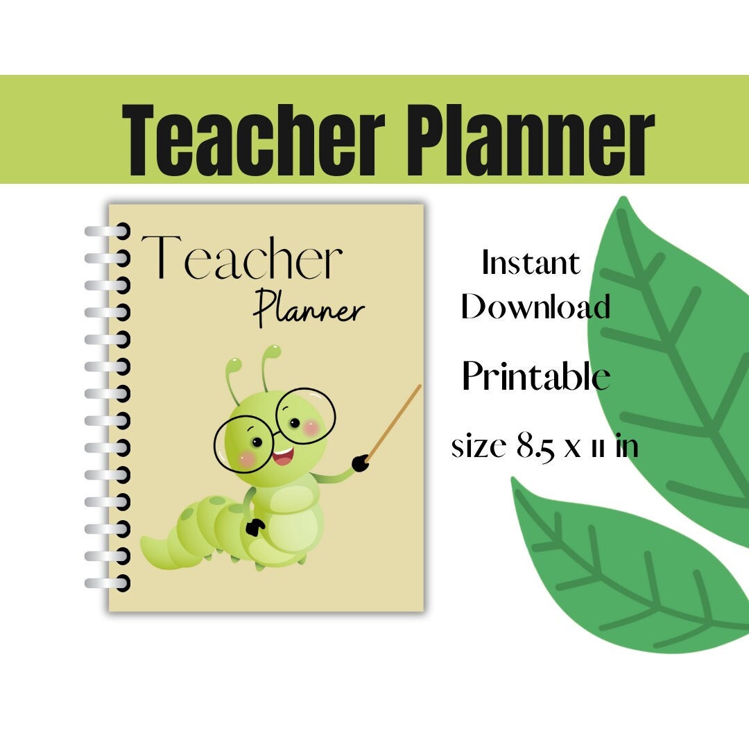 Teacher Planner Printable and Instant Download Keeps You Organized ...