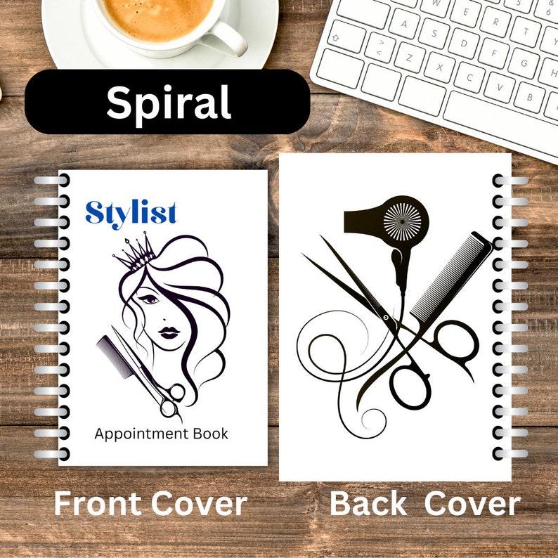 Stylist Appointment Book is Printable and Downloadable , This Digital ...