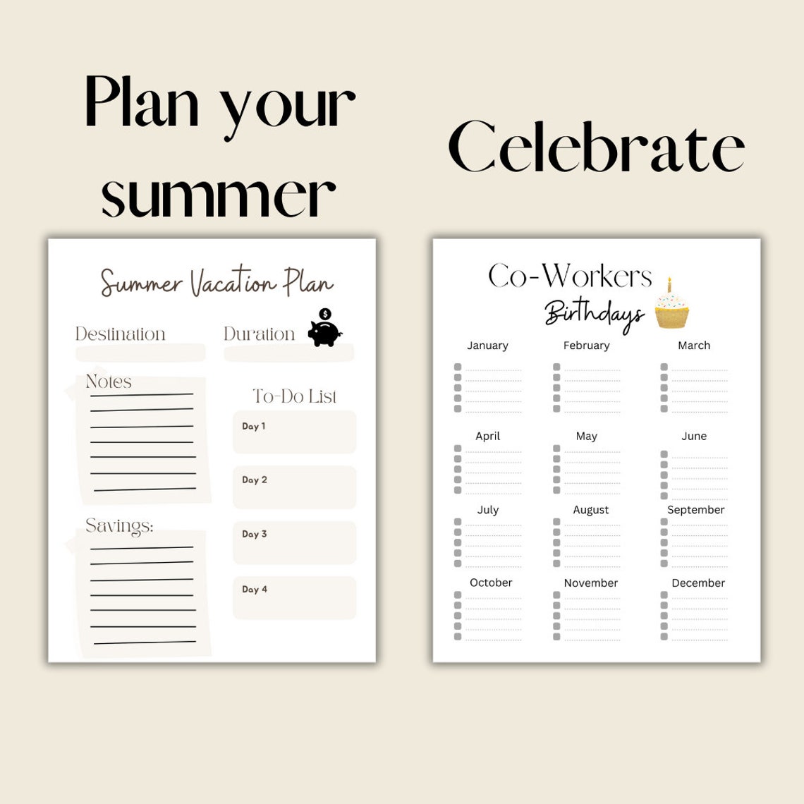 School Principal Planner Printable and Downloadable, Digital Item Keeps ...