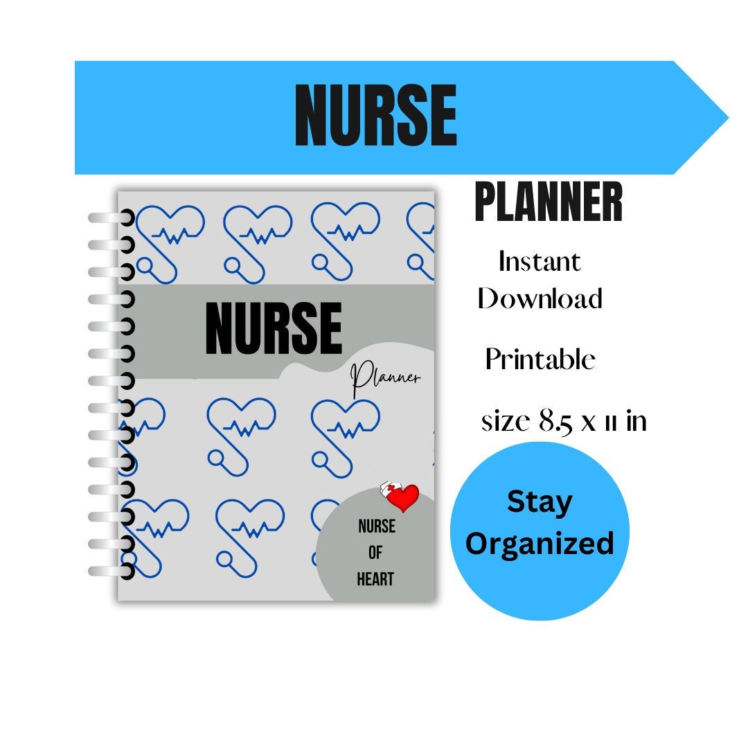 Nurse Printable Planner Download Future Nurse Weekly Planner Print Gift ...