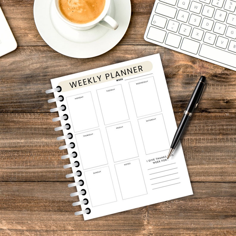 Principal Assistant Planner Printable and Downloadable, Productivity ...