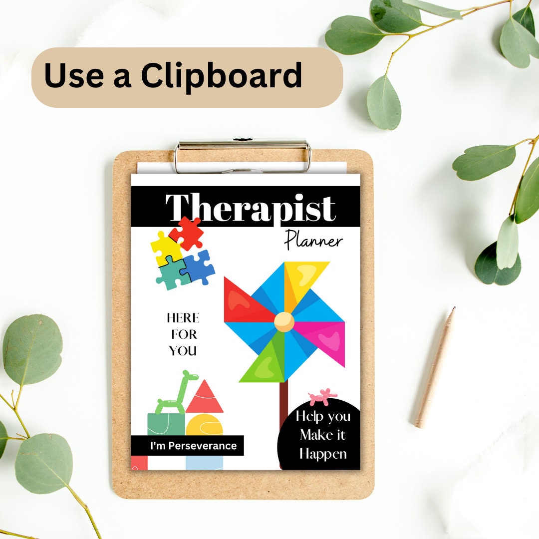 Therapist Planner, Printable and Instant Download, Weekly and ...