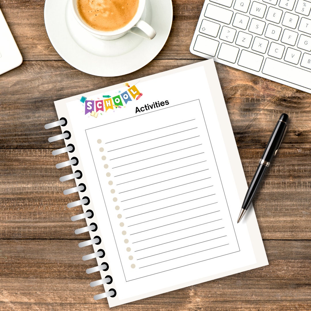 Teacher Planner Printable and Download Planner Print Back to School ...