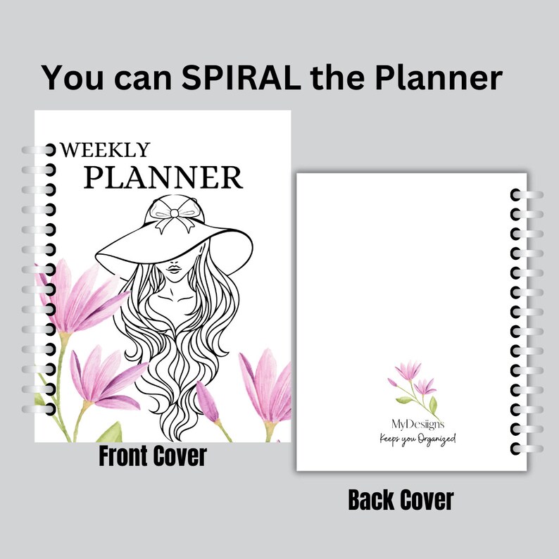 Weekly Planner Printable and Downloadable, Yearly and Productivity ...
