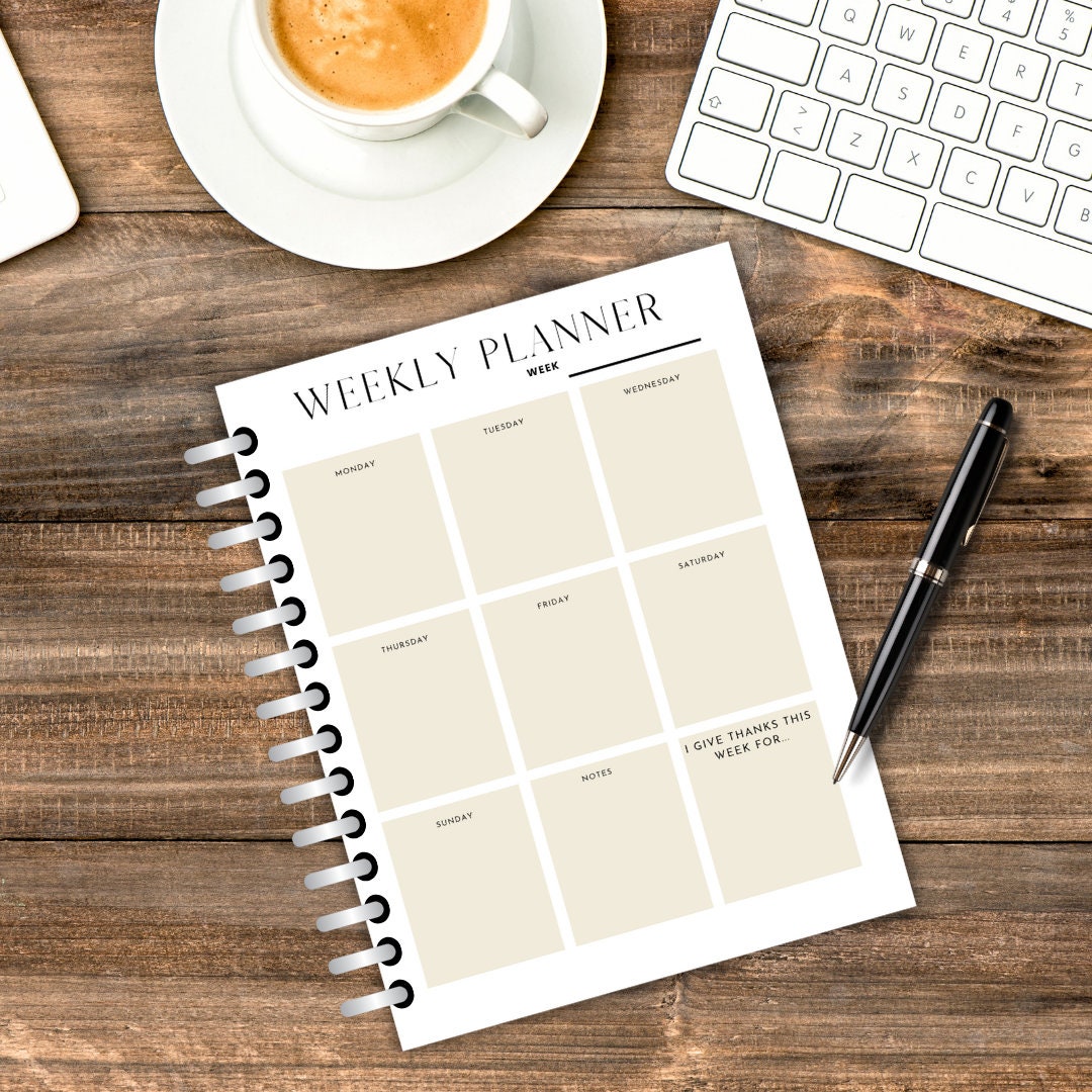 Music Teacher Planner Printable and Downloadable, Keeps You Organized ...