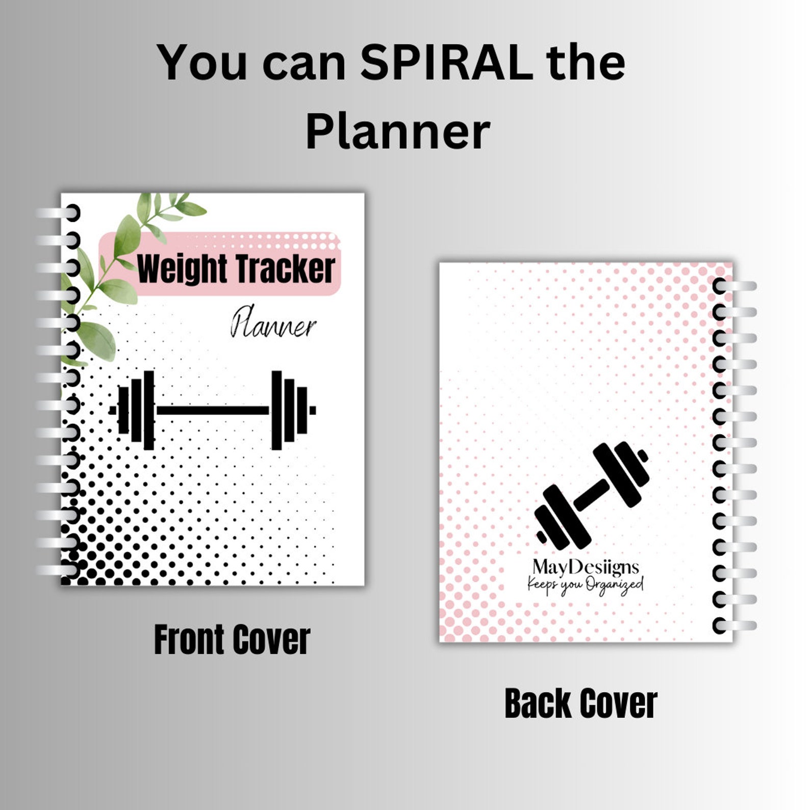Weight Tracker Printable Planner, Stay Organized Daily Plan Print ...