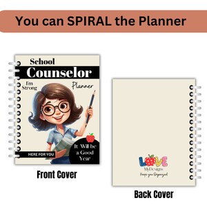 School Counselor Planner Printable and Downloadable, Yearly Planner ...