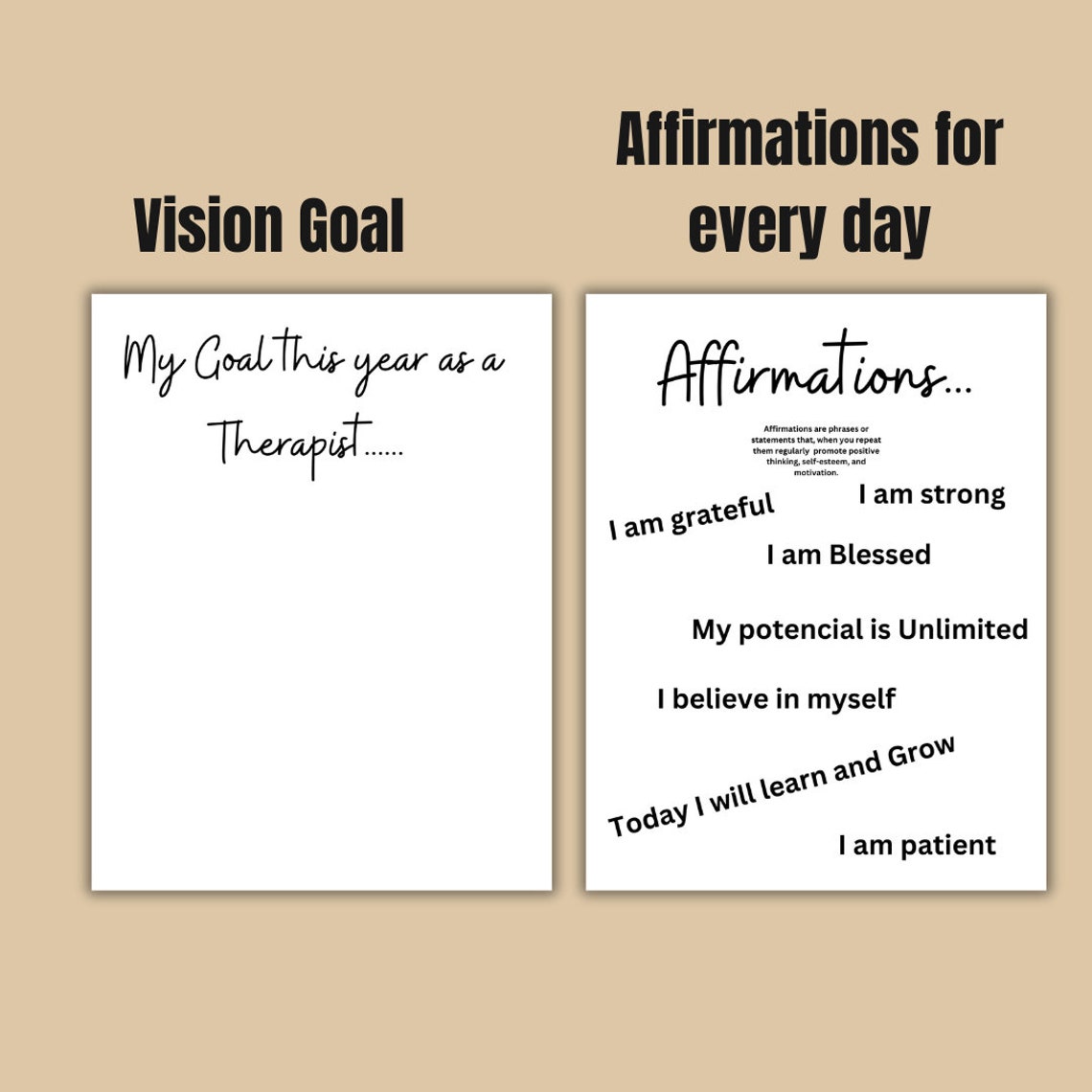 Therapist Planner, Printable and Instant Download, Weekly and ...