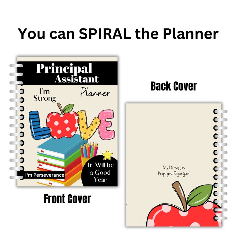 Principal Assistant Planner Printable and Downloadable, Productivity ...