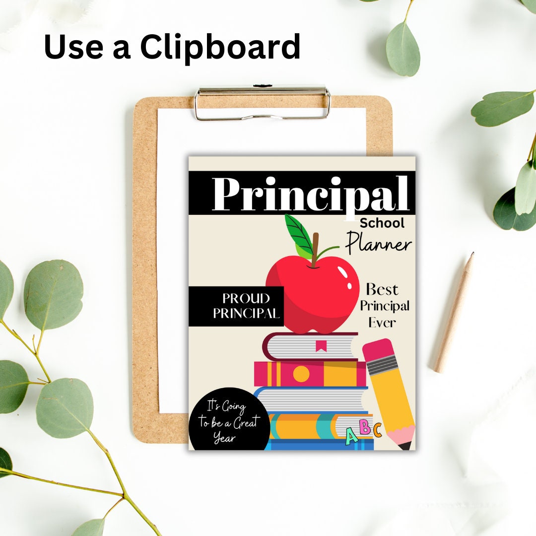 Principal School Planner Keeps You Organized All School Year, This ...