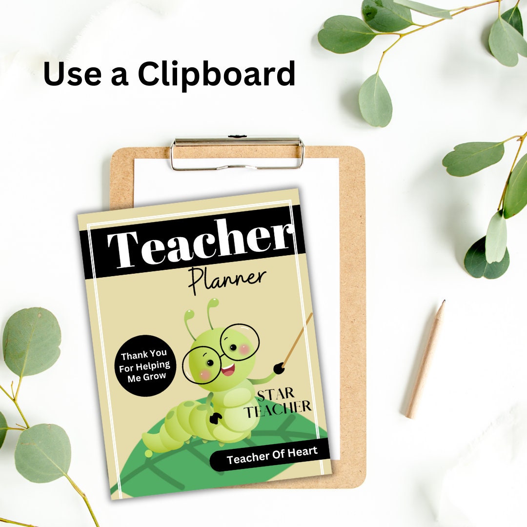 Academic Teacher Planner is Printable and Downloadable Keeps You ...