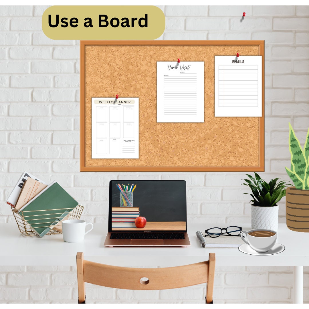 Counselor Yearly Planner Printable Downloadable School Schedule ...