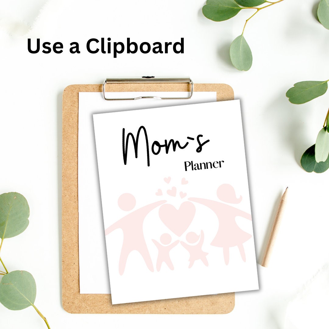 Moms Planner Keeps You Organized Yearly With Your Family Activities ...