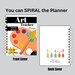 Art Teacher Planner Printable and Downloadable Keeps You Organized ...