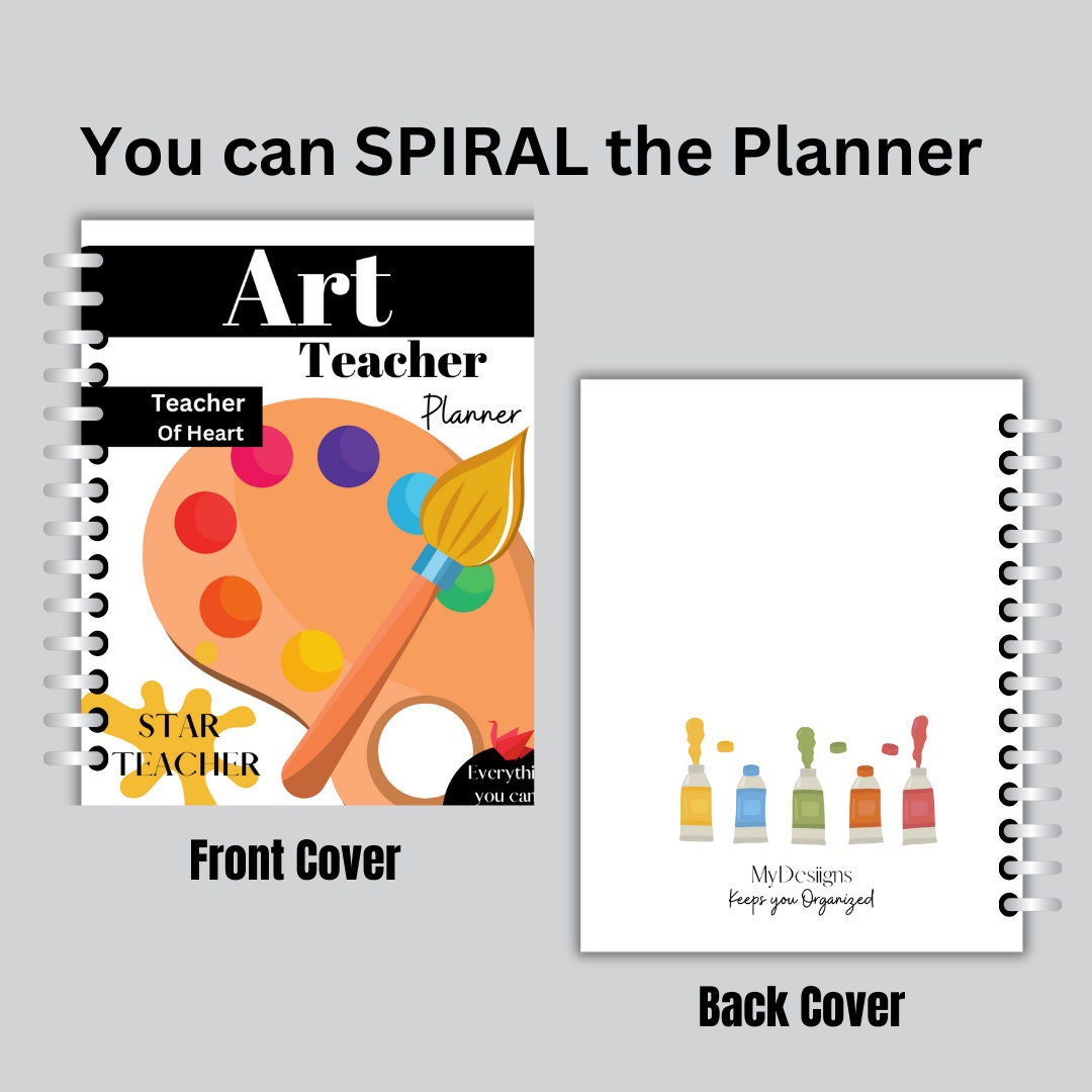 Art Teacher Planner Printable and Downloadable Keeps You Organized ...