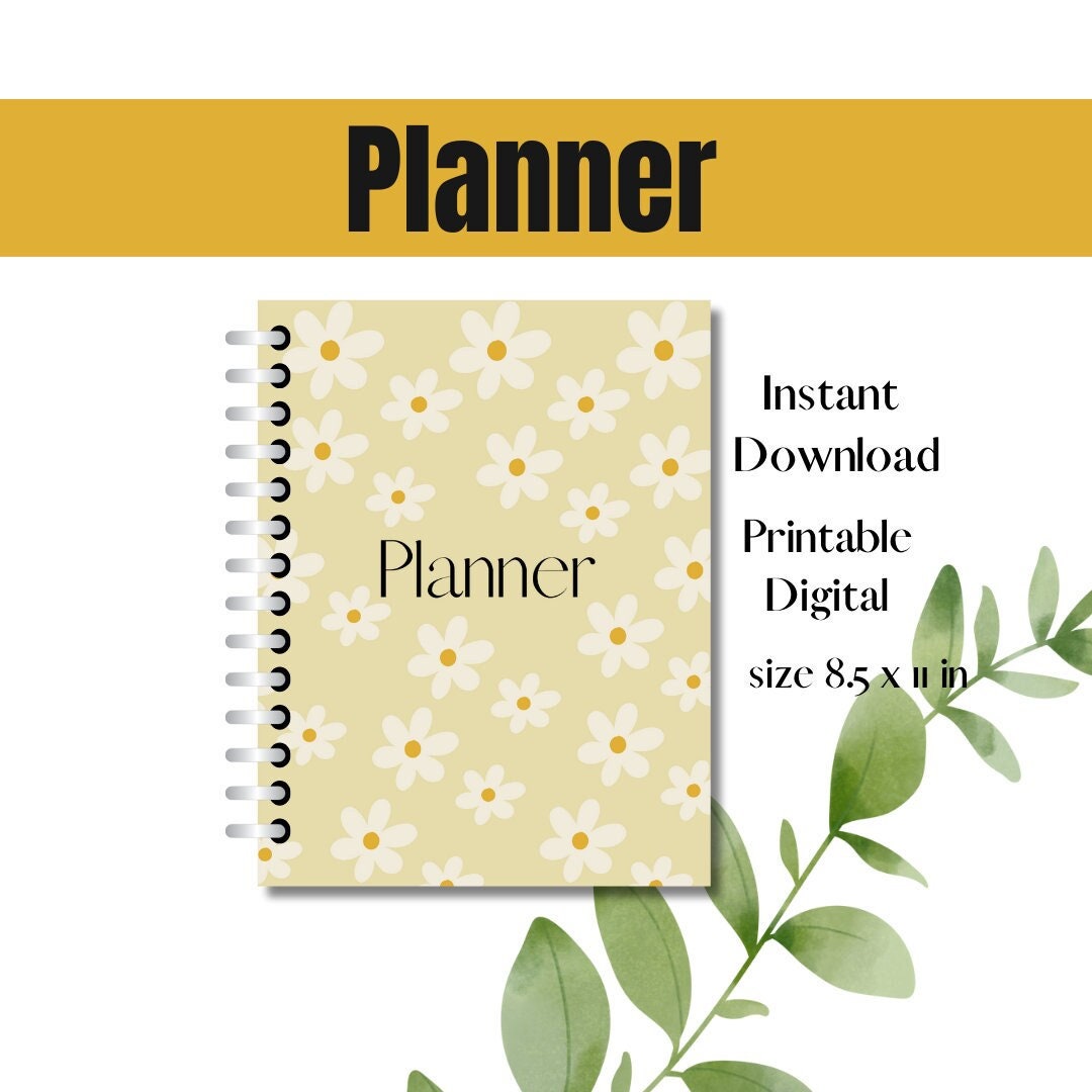 Digital Planner Printable and Instant Downloadable, Keeps You Organized ...