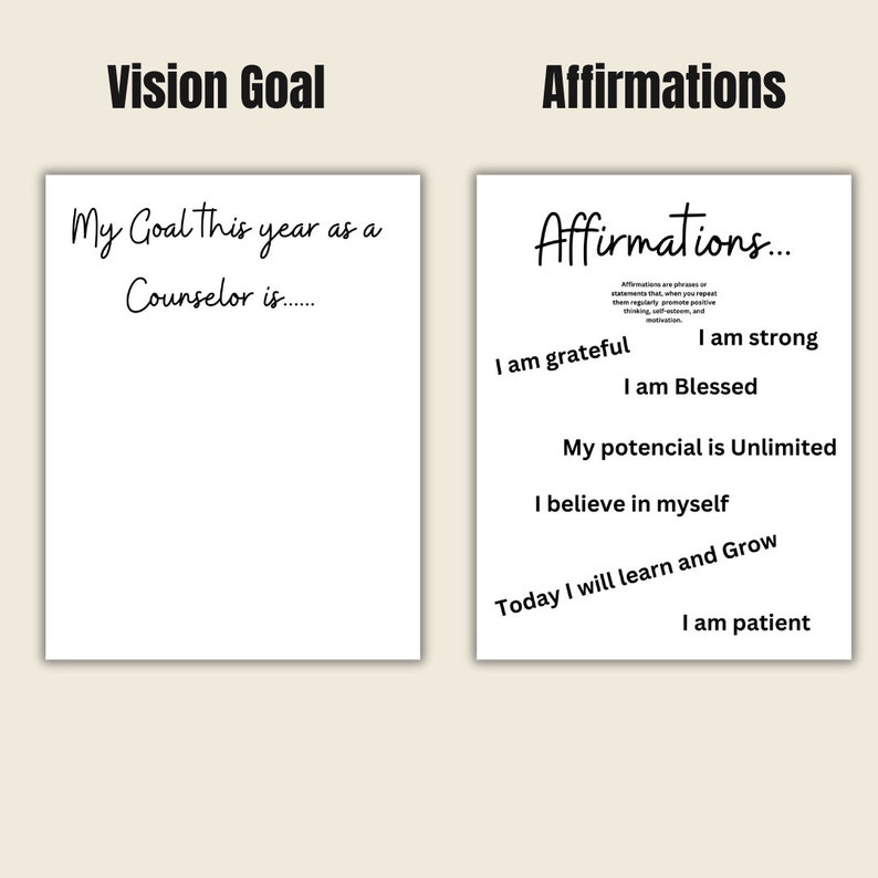 School Counselor Planner Printable and Downloadable, Yearly Planner ...