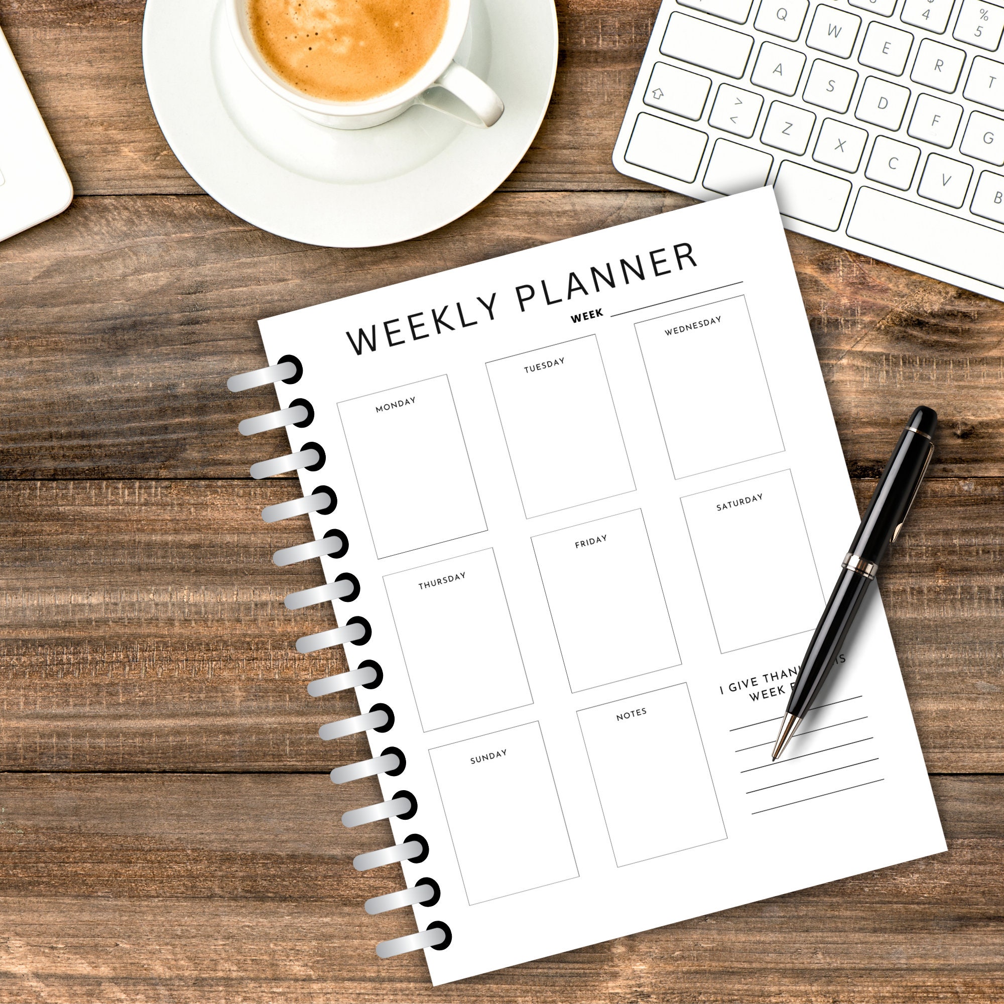 Nurse Planner Printable and Downloadable, Weekly and Productivity ...