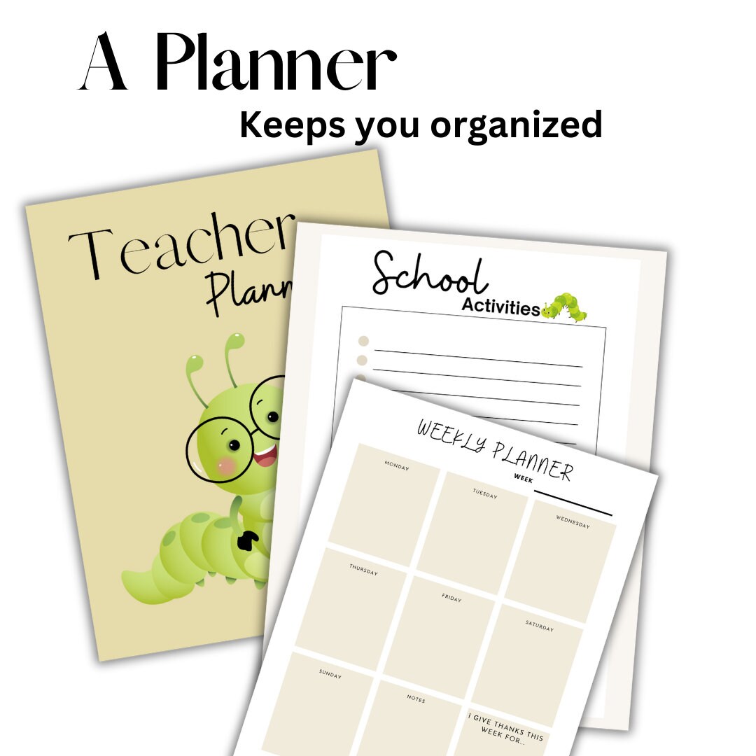 Teacher Planner Printable and Instant Download Keeps You Organized ...