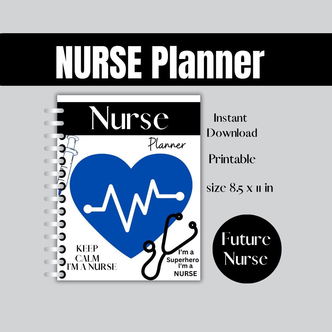 Nurse Planner is Printable and Instant Download, Weekly Planner Keeps ...
