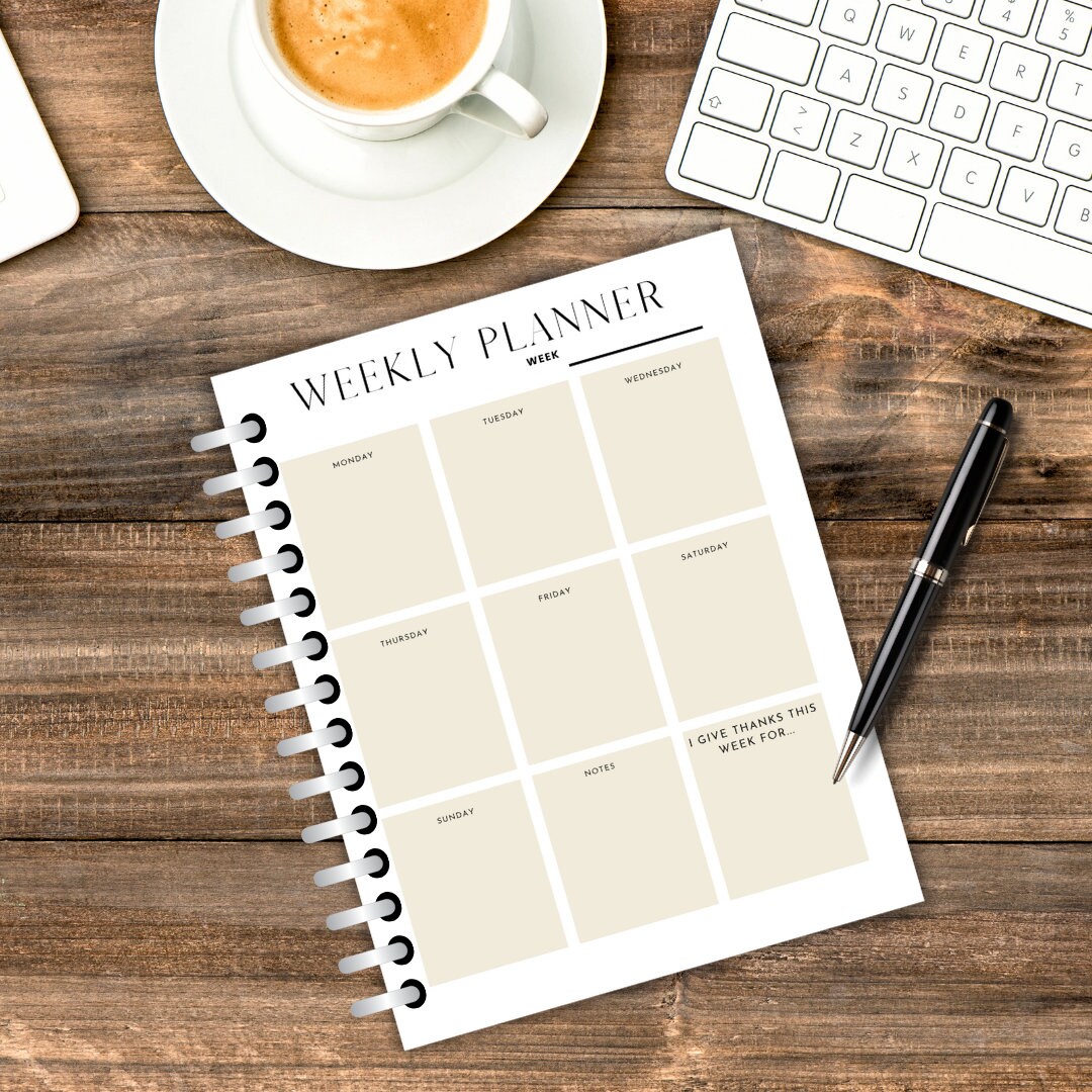 School Staff Teacher Planner Printable and Downloadable - Etsy