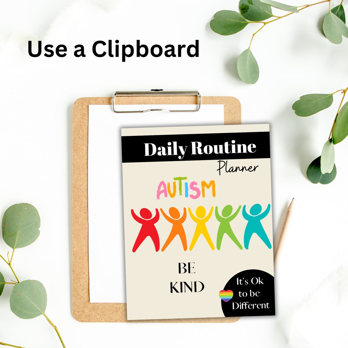 Autism Planner Daily Routine Keeps You Organized With Daily Activities ...