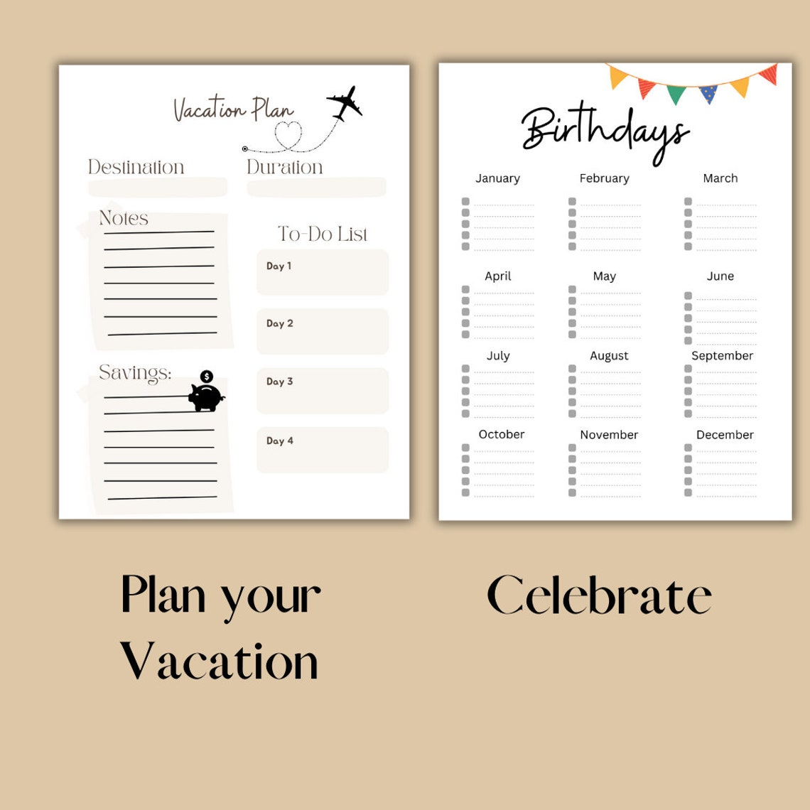 Therapist Planner, Printable and Instant Download, Weekly and ...