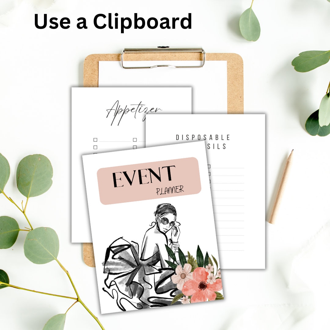 Event Planner Printable Downloadable Party Plan Be Organized Any Family ...