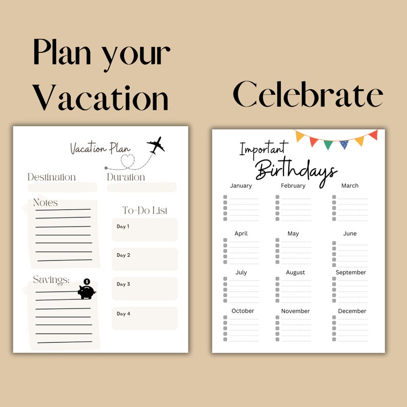 Psychologist Academic Planner Printable and Downloadable, a ...