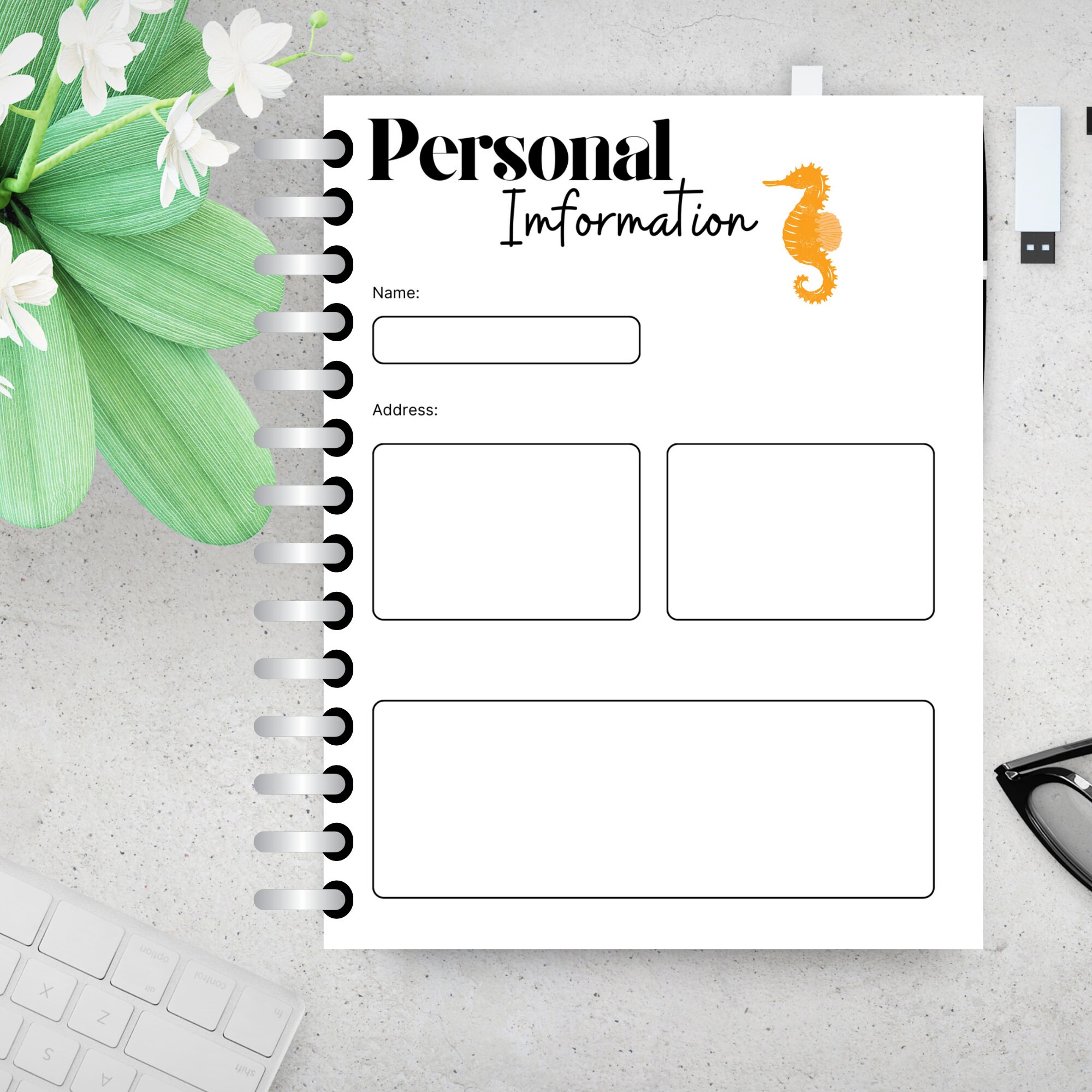 Notebook Printable and Instant Download Stay Organized - Etsy