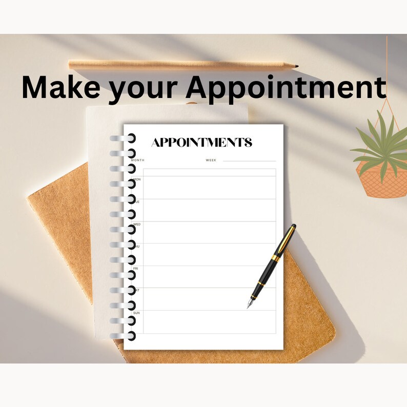 Stylist Appointment Book Printable and Downloadable, Keeps You ...