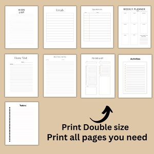 Psychologist Academic Planner Printable and Downloadable, a ...