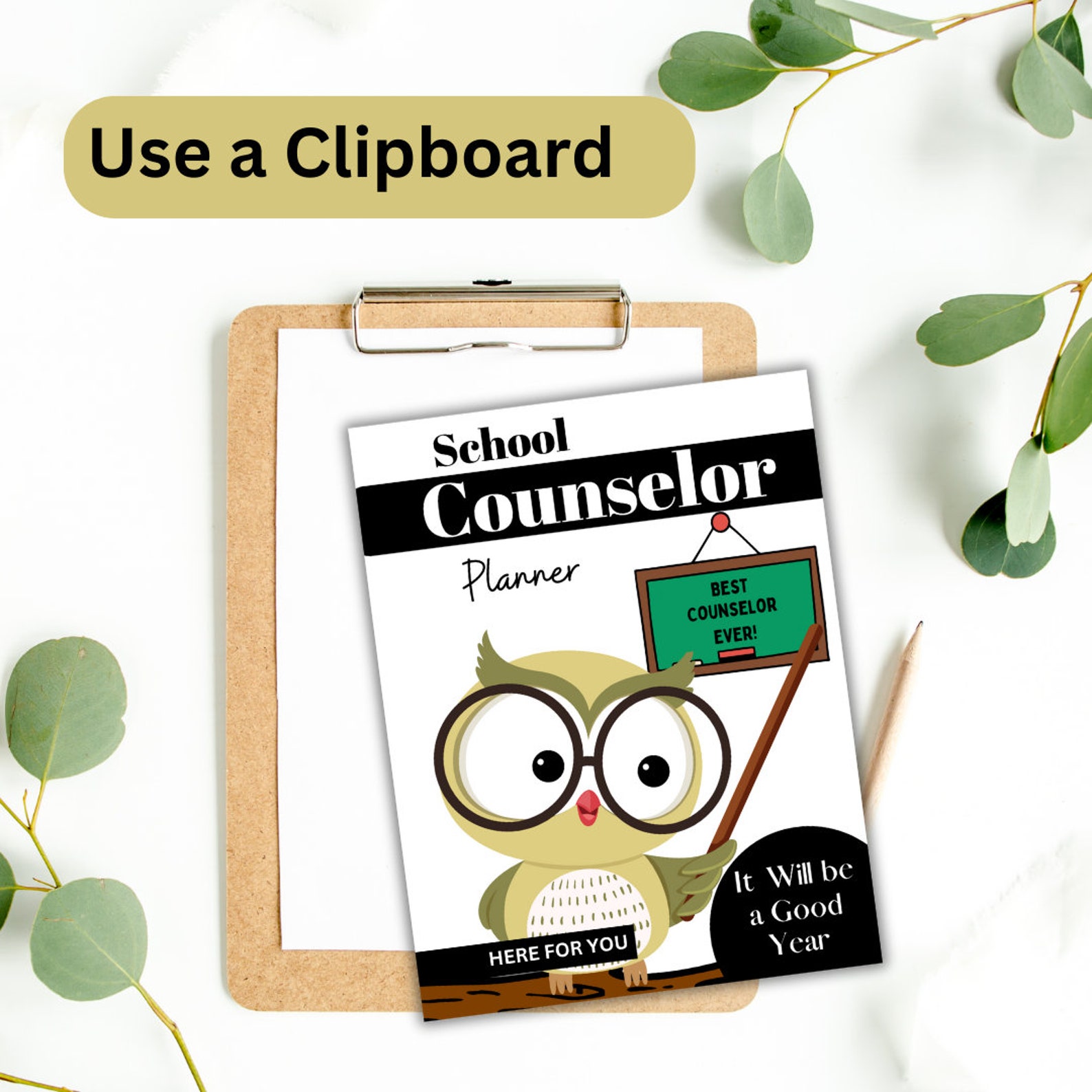 Counselor Yearly Planner Printable Downloadable School Schedule ...