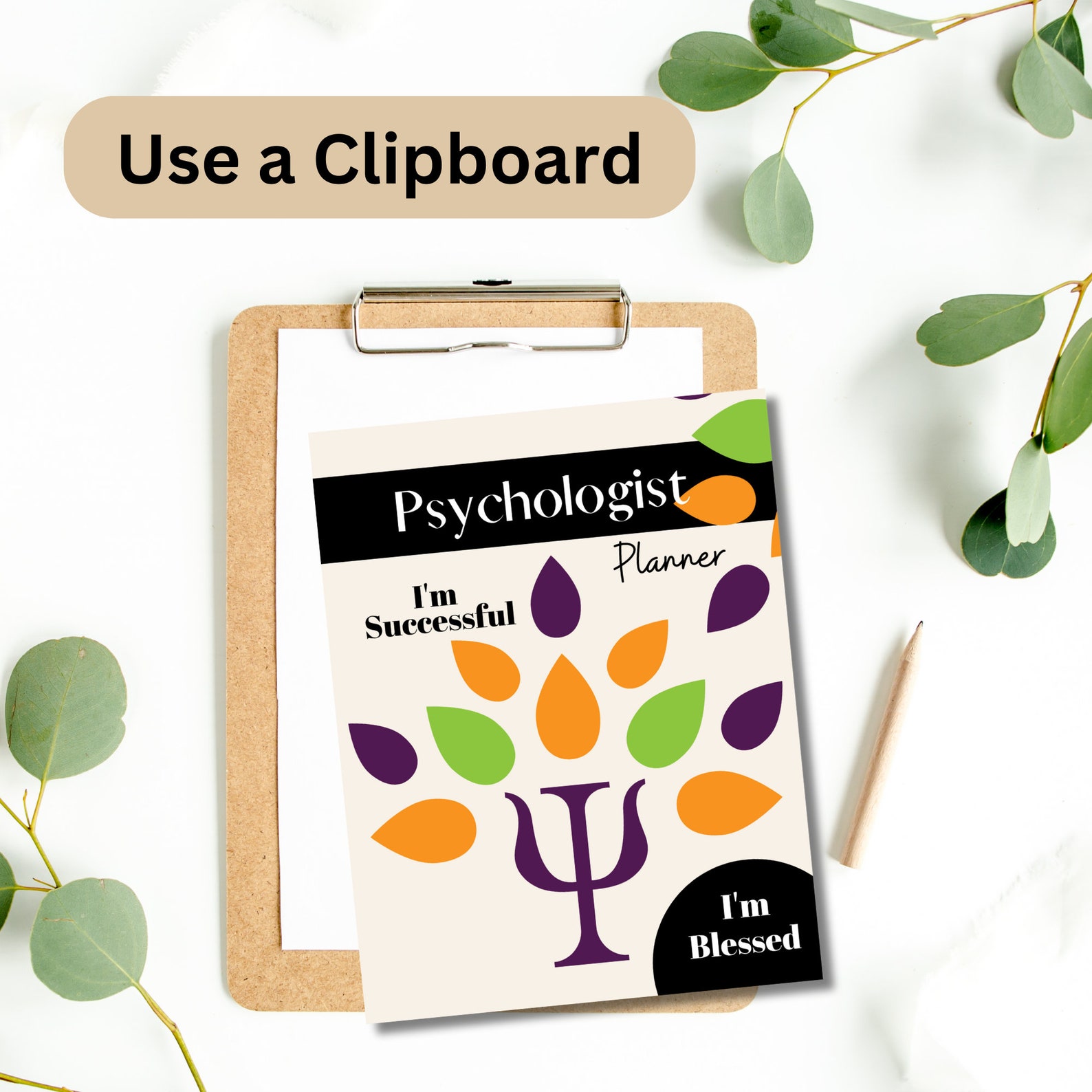 Psychologist Academic Planner Printable and Downloadable, a ...