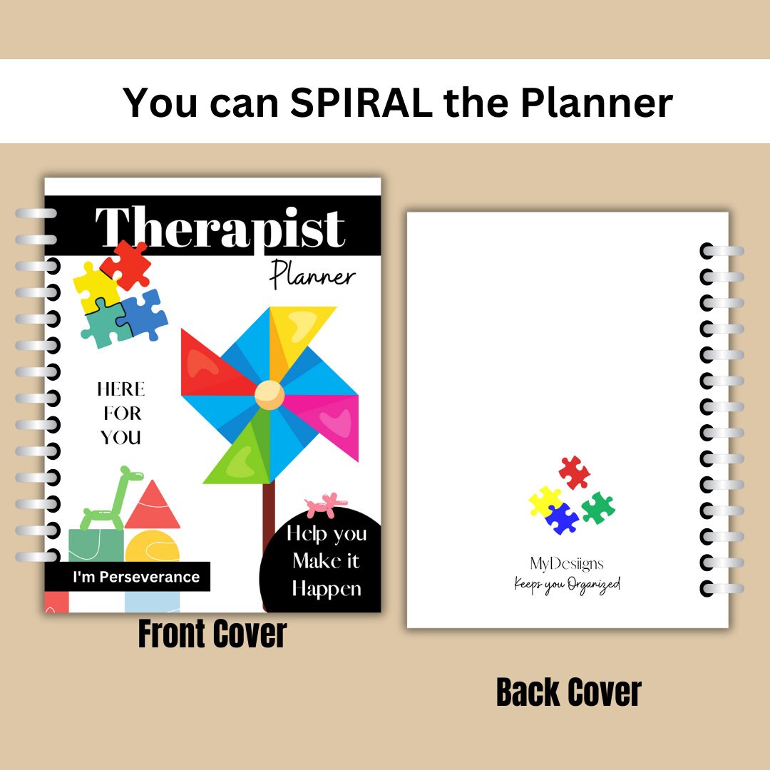 Therapist Planner, Printable and Instant Download, Weekly and ...