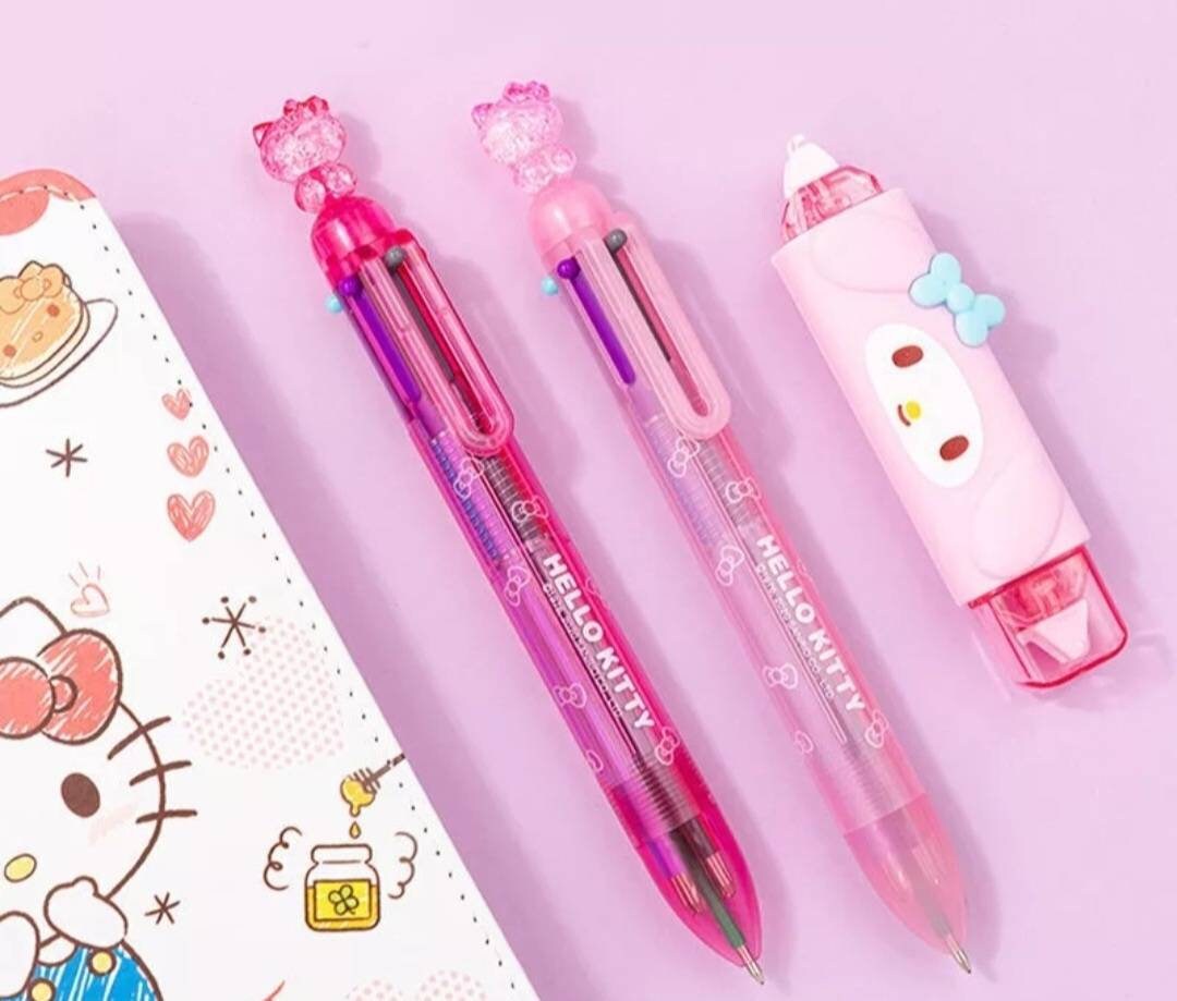 Kitty Multi Color Ball Point Pen - Etsy
