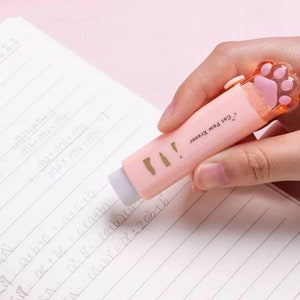 Kawaii Cat Paw Eraser - Etsy