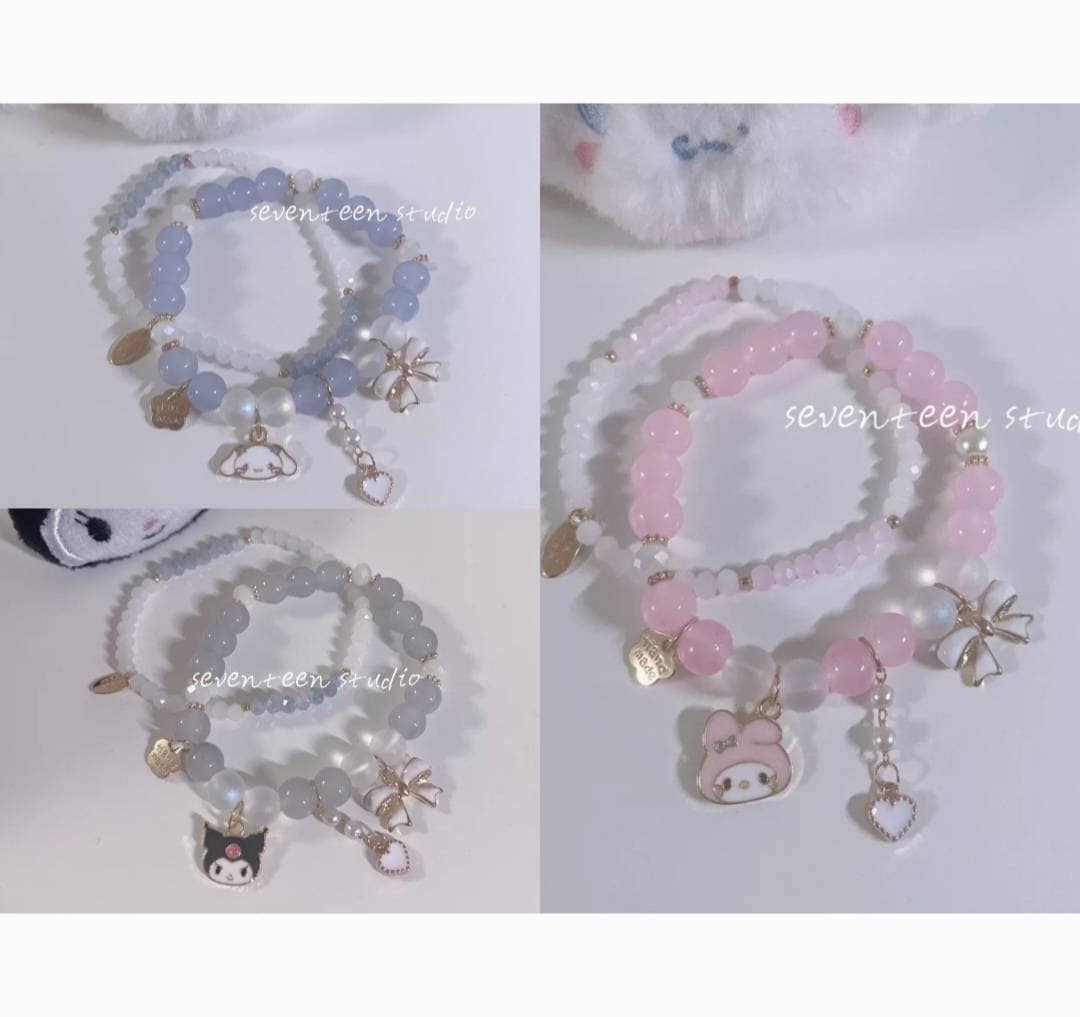 Kawaii Girl's Charm Bracelet - Etsy
