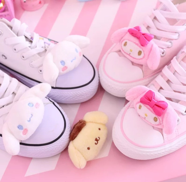 Kawaii Girl's Pink Shoe Buckle Charm - Etsy