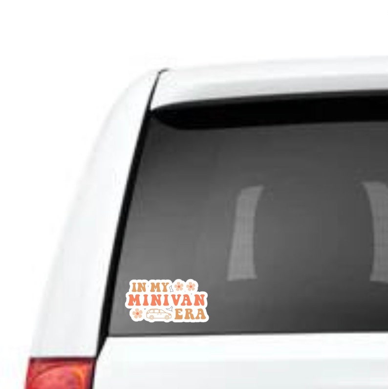 In My Minivan Era Vinyl Sticker: Mom Bumper Sticker - Etsy